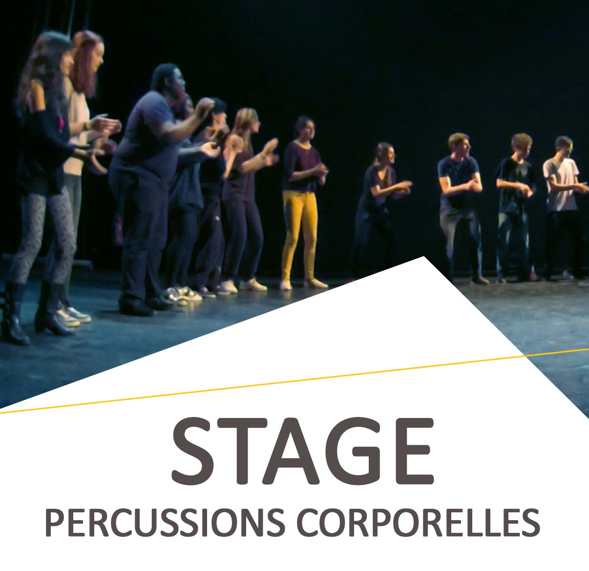 Stage de percussions corporelles - L'Orange fluo